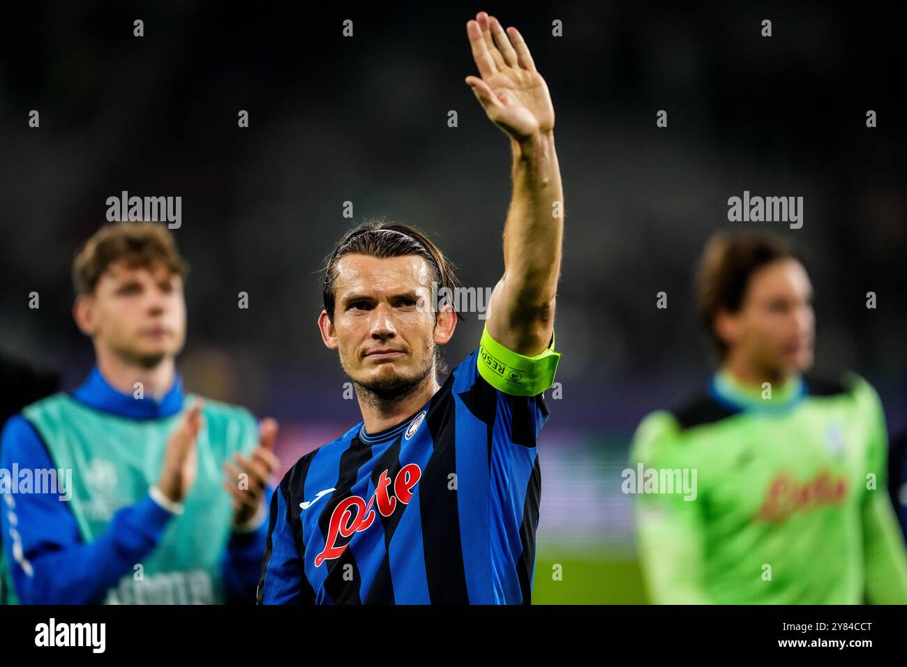 GELSENKIRCHEN, GERMANY - OCTOBER 2: Marten de Roon of Atalanta BC ...