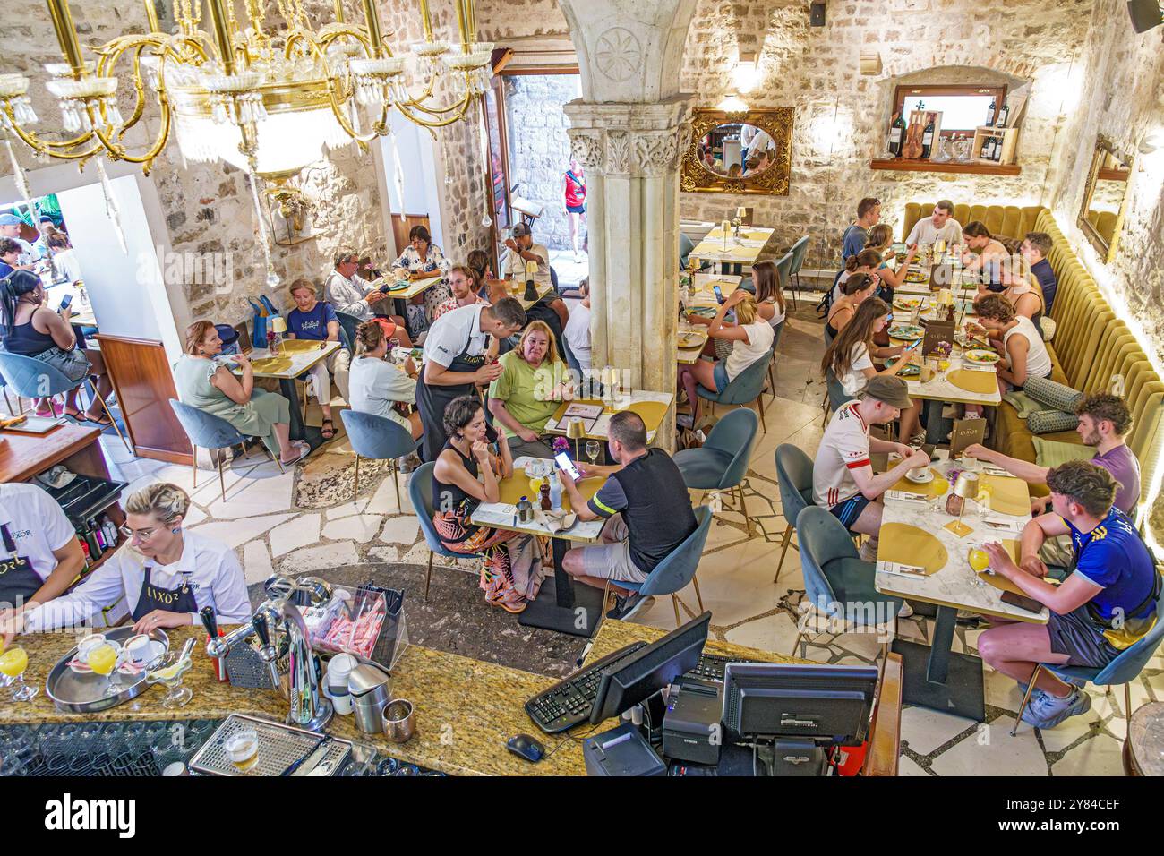 Split Croatia,Old Town,Cafe & Restaurant Lvxor Luxor,inside interior ...