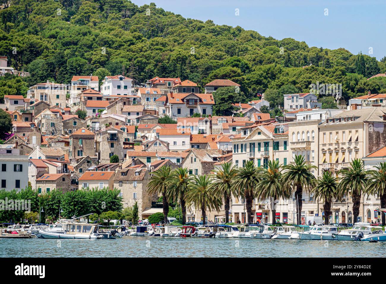 Split Croatia,Adriatic Mediterranean Sea,Matejuska Marina,boats ...