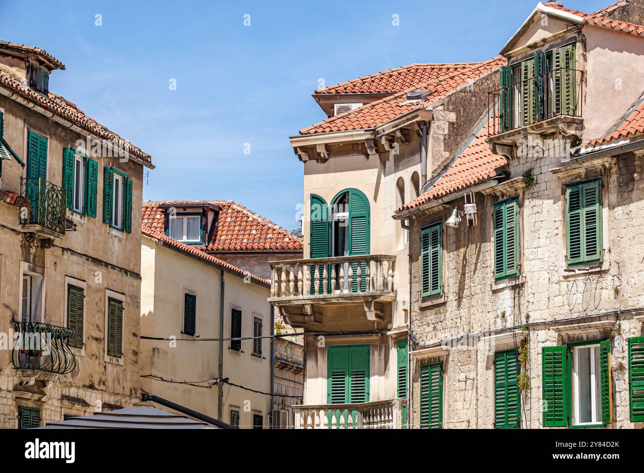 Split Croatia,Old Town,Trg Brace Radic Square of the Radic brothers ...