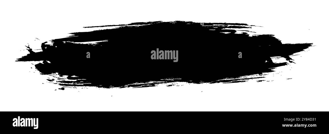 Brush strokes vector. line boxes Paintbrush. Grunge design elements ...