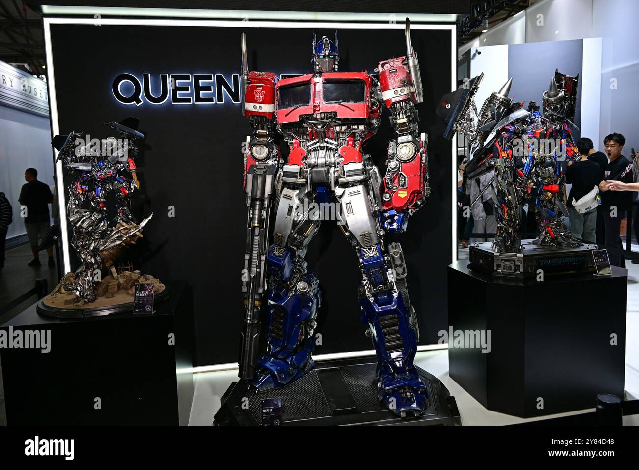 SHANGHAI, CHINA - OCTOBER 2, 2024 - A handmade model is displayed at ...
