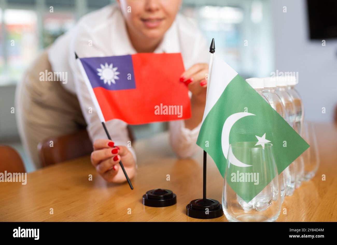 Pakistan taiwan flag hi-res stock photography and images - Alamy
