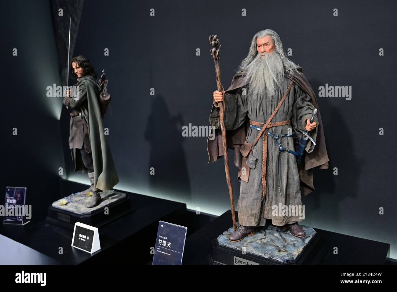 SHANGHAI, CHINA - OCTOBER 2, 2024 - A handmade model is displayed at ...