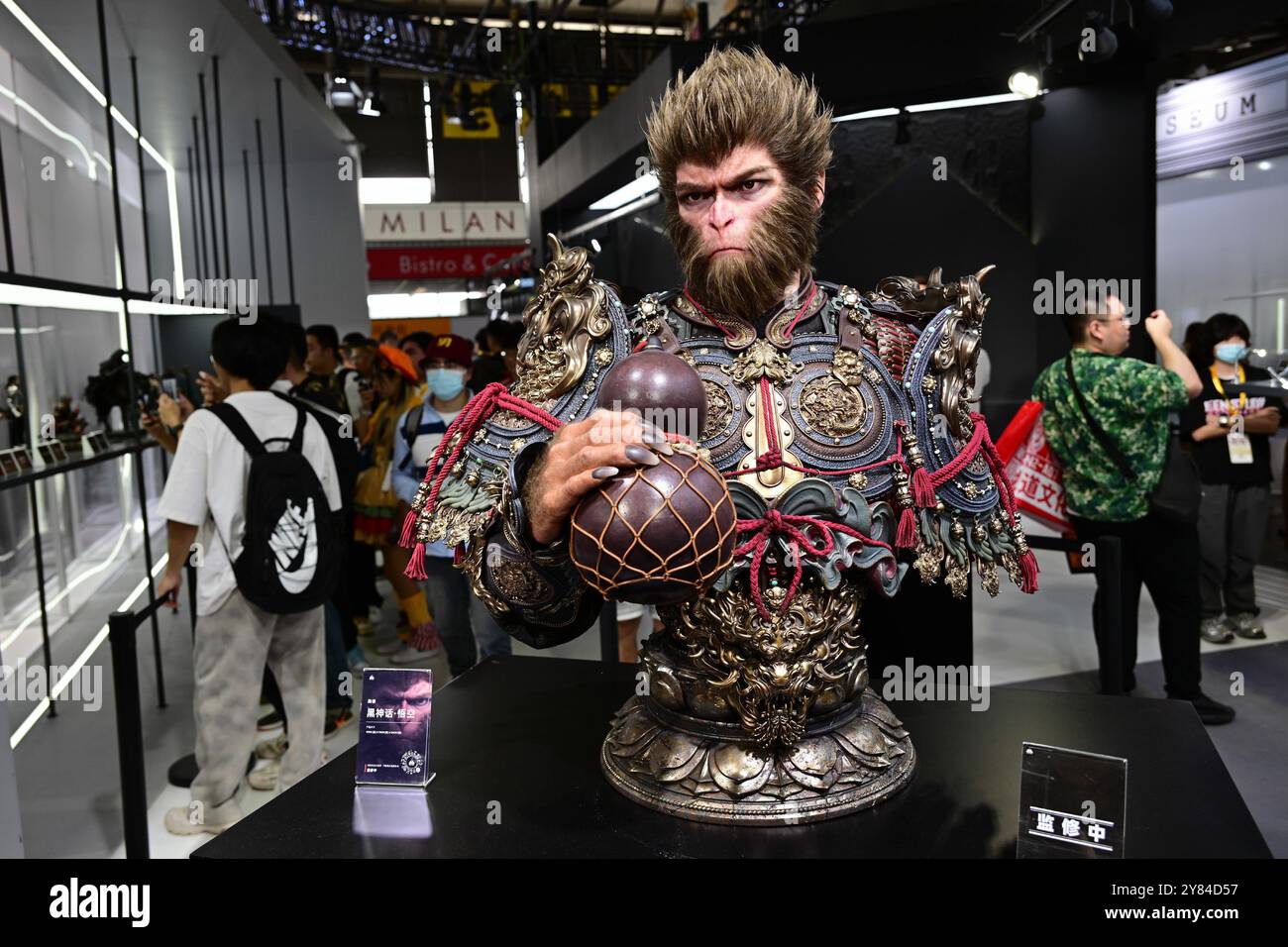 SHANGHAI, CHINA - OCTOBER 2, 2024 - A handmade model is displayed at ...