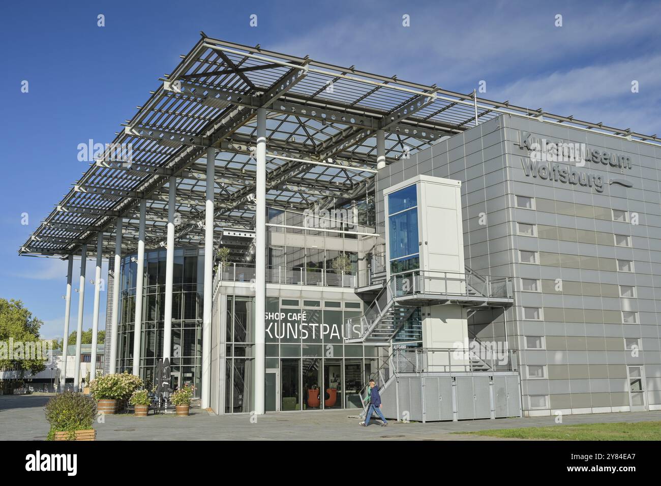 Art Museum, Hollerplatz, Wolfsburg, Lower Saxony, Germany, Europe Stock ...