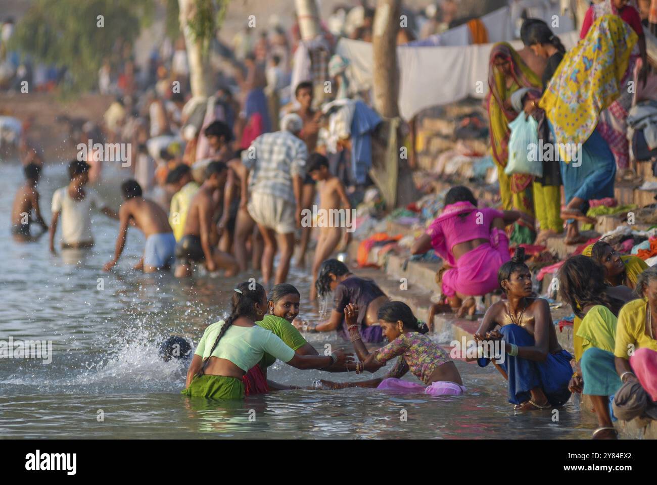 Holy Bath, Lake of Ramsar, Ram Devra Pilgrimage Festival, Ramdevra ...