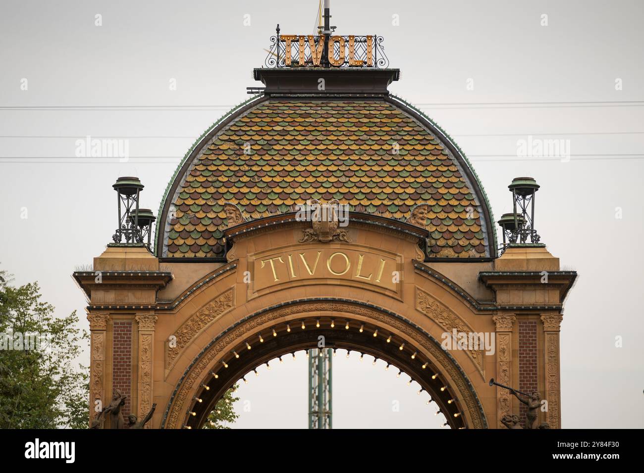 Entrance, Tivoli Amusement and Recreation Park, Copenhagen, Denmark ...