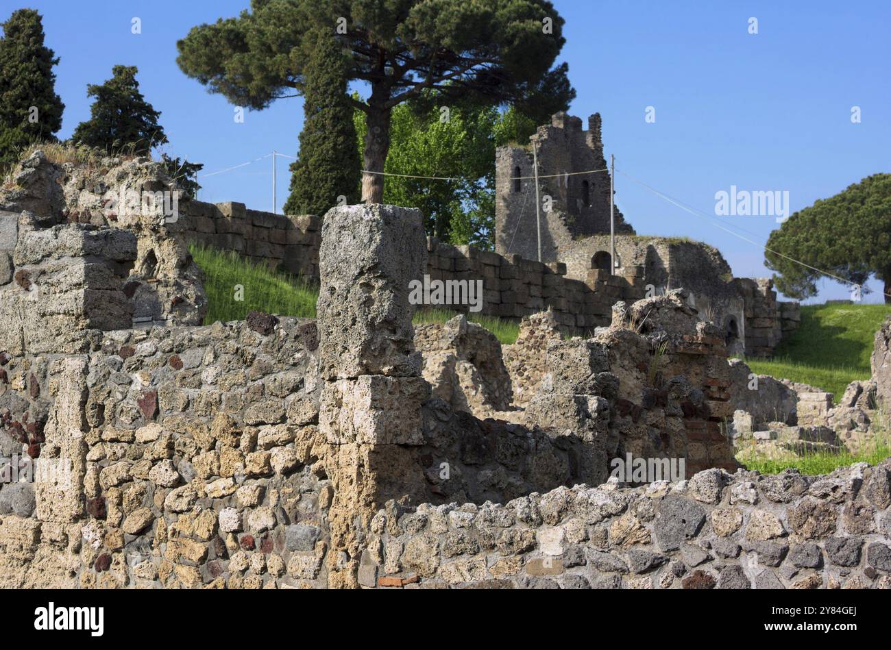 Pompeii was an ancient city in Campania on the Gulf of Naples, which ...