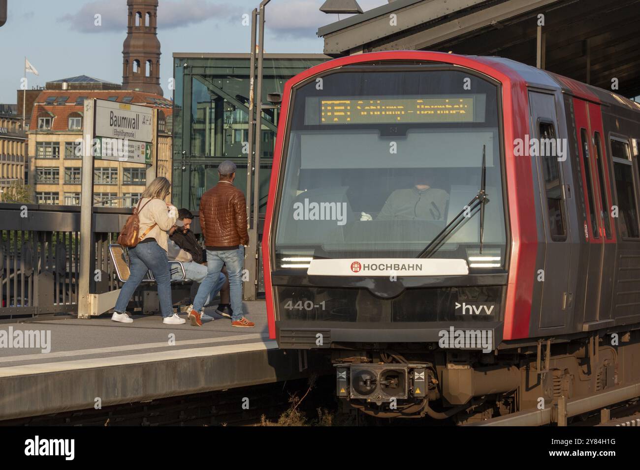 Underground, Hamburger Verkehrsverbund HVV, local transport, train of ...