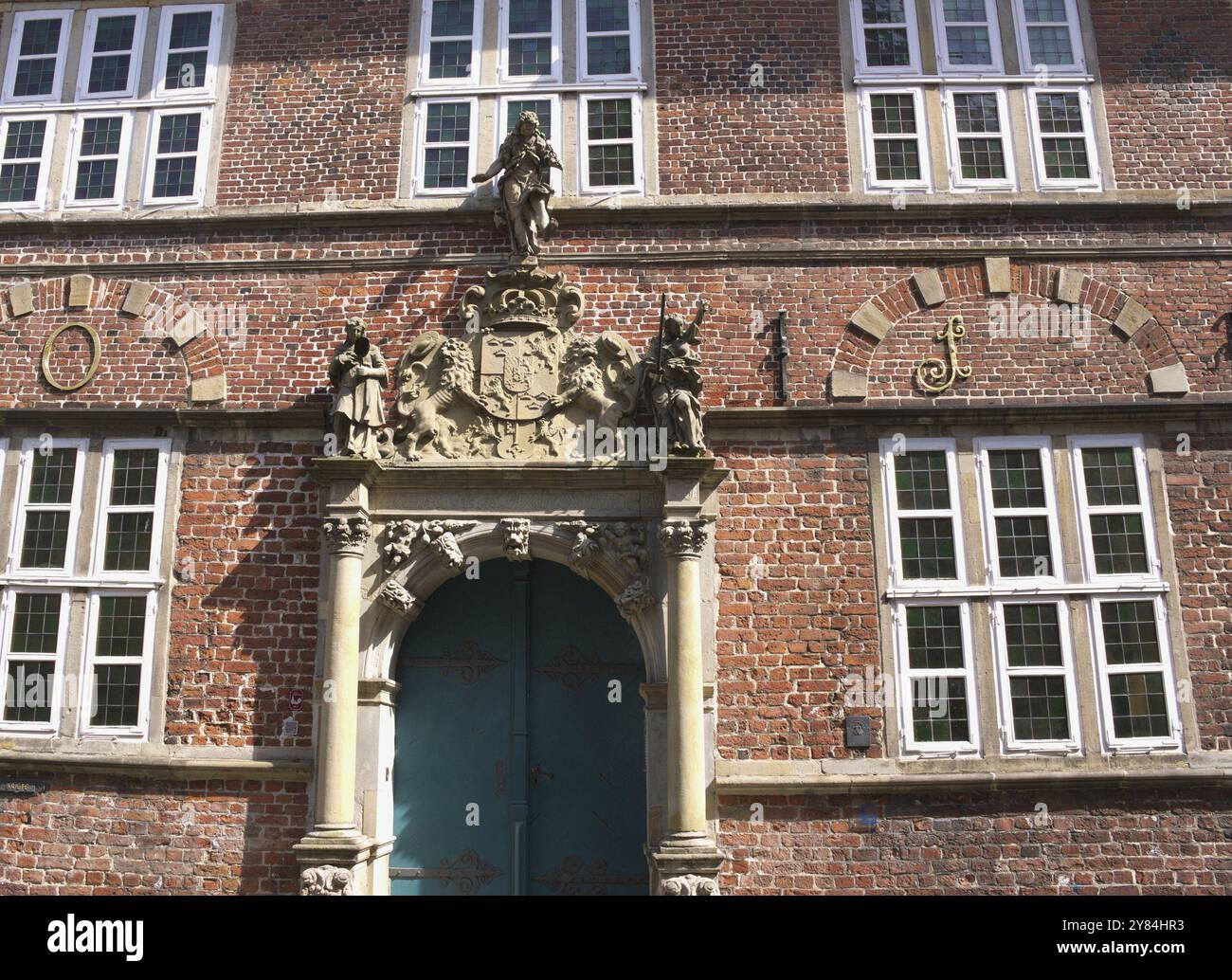 The charming half-timbered, hanseatic town of the Stade in northern ...