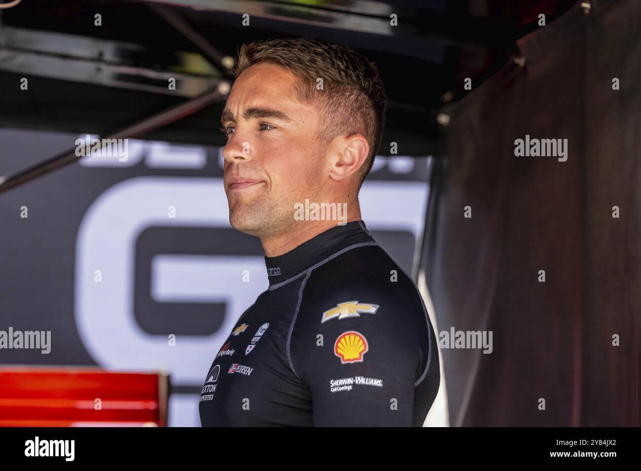 INDYCAR driver, BENJAMIN PEDERSEN (R) (55) of Copenhagen, Denmark ...