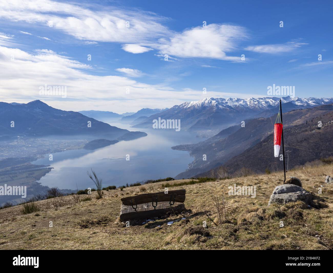 Landscape of Lake Como from mount Berlinghera Stock Photo - Alamy