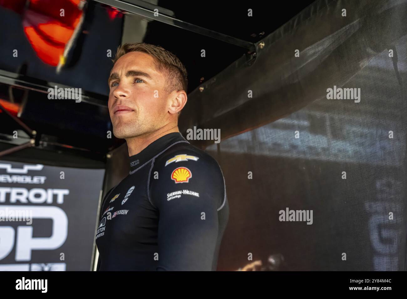 INDYCAR driver, BENJAMIN PEDERSEN (R) (55) of Copenhagen, Denmark ...