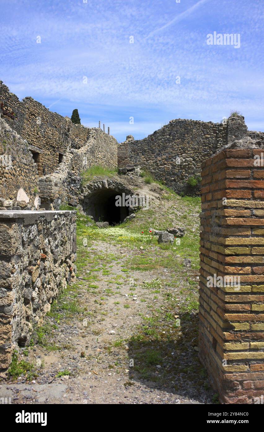 Pompeii was an ancient city in Campania on the Gulf of Naples, which ...