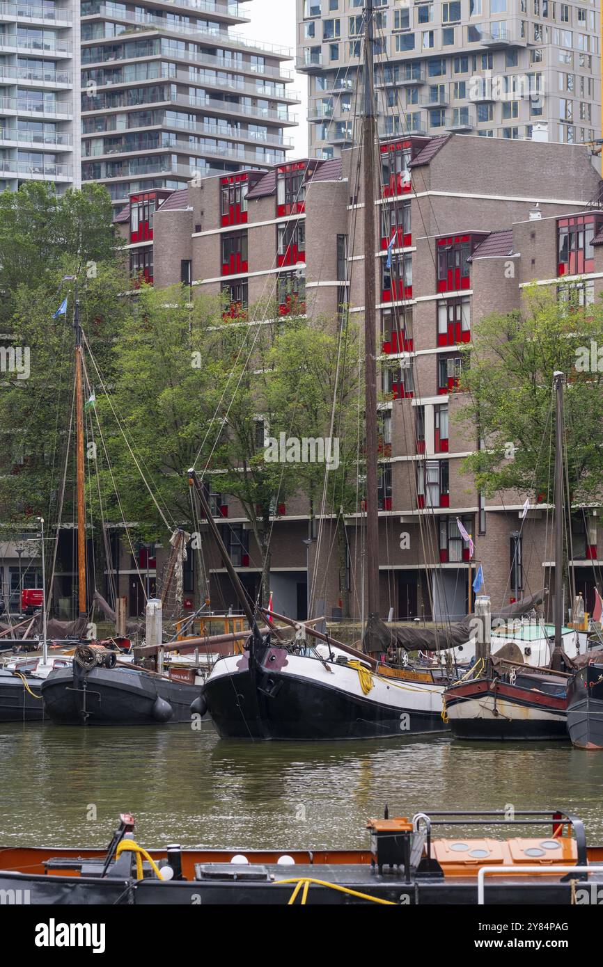 Modern architecture in the port of Rotterdam in Netherlands Stock Photo ...