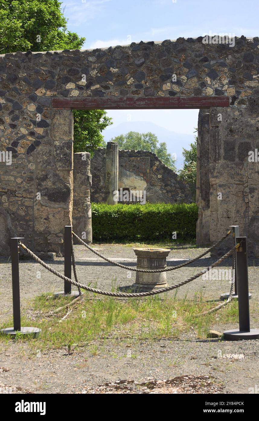 Pompeii was an ancient city in Campania on the Gulf of Naples, which ...