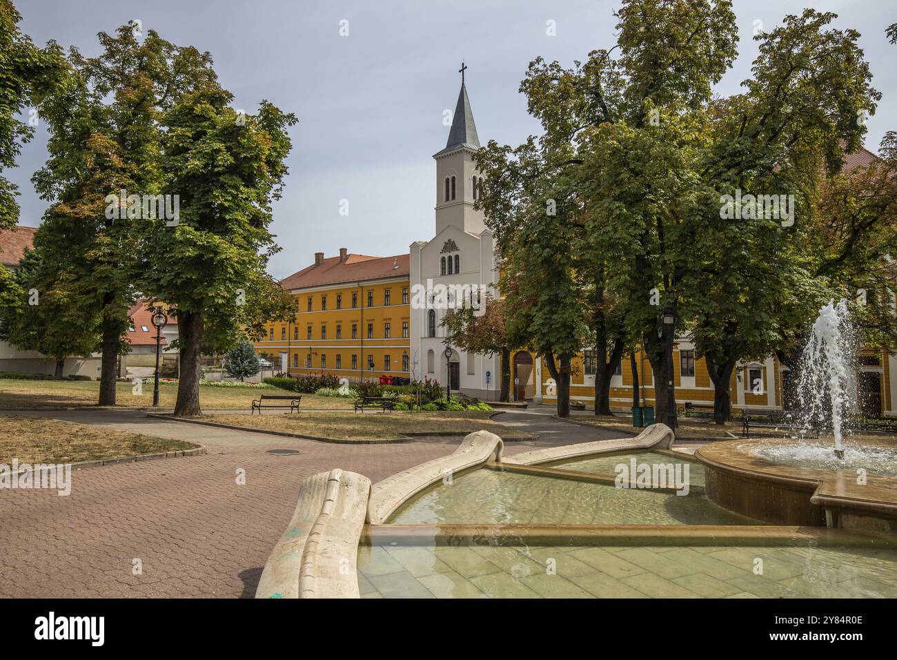 Old, beautifully decorated buildings in a historic city centre. Picture ...