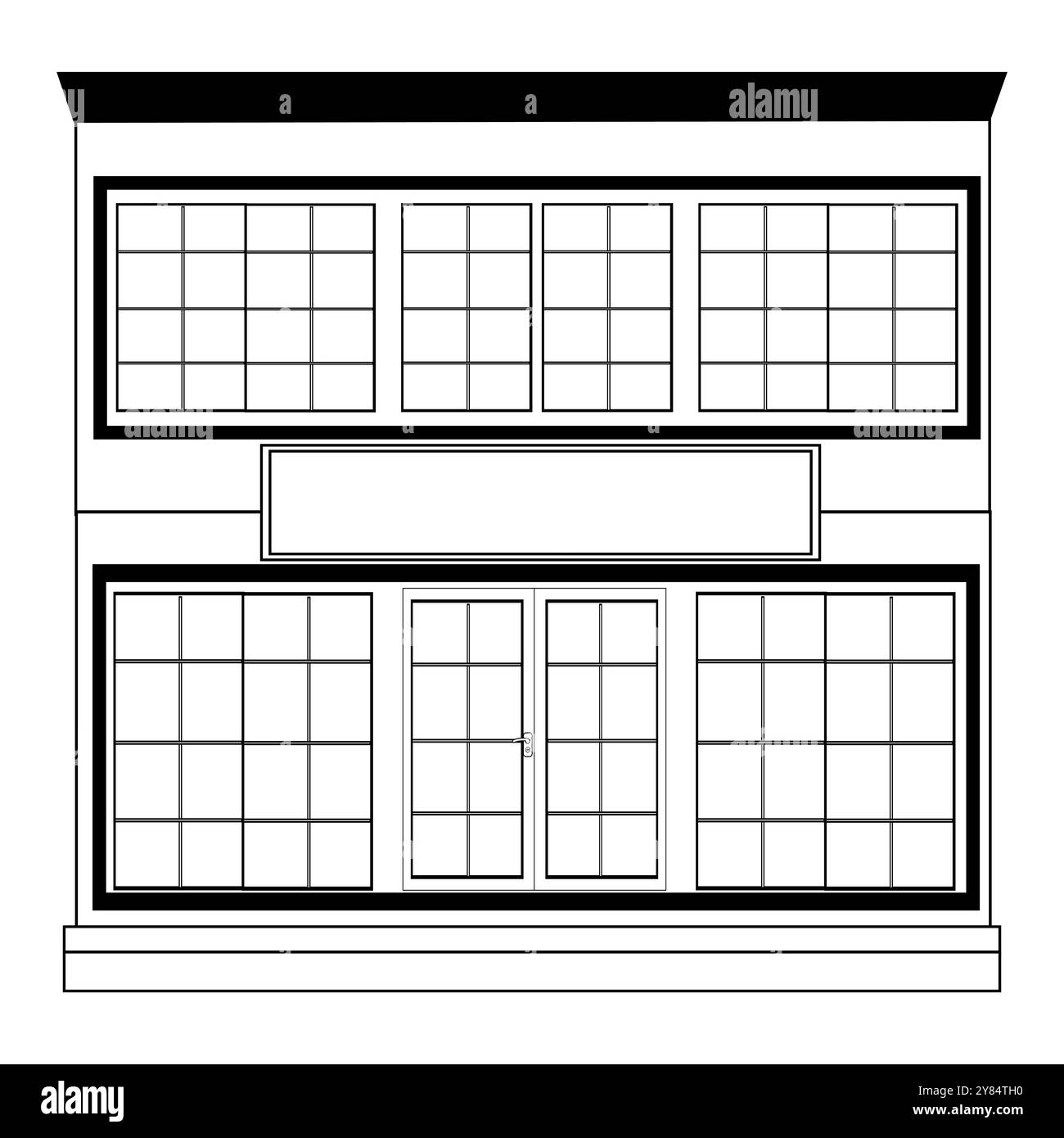 Simple house design icon vector, House Icon with Editable Stroke and ...