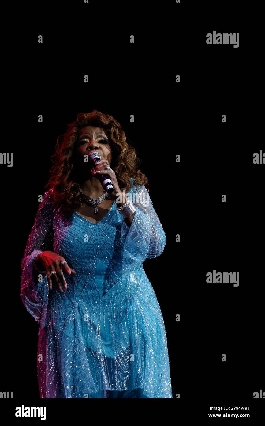 Sao Paulo, Brazil. 21 Sep 2024, Singer Gloria Gaynor performed in São ...