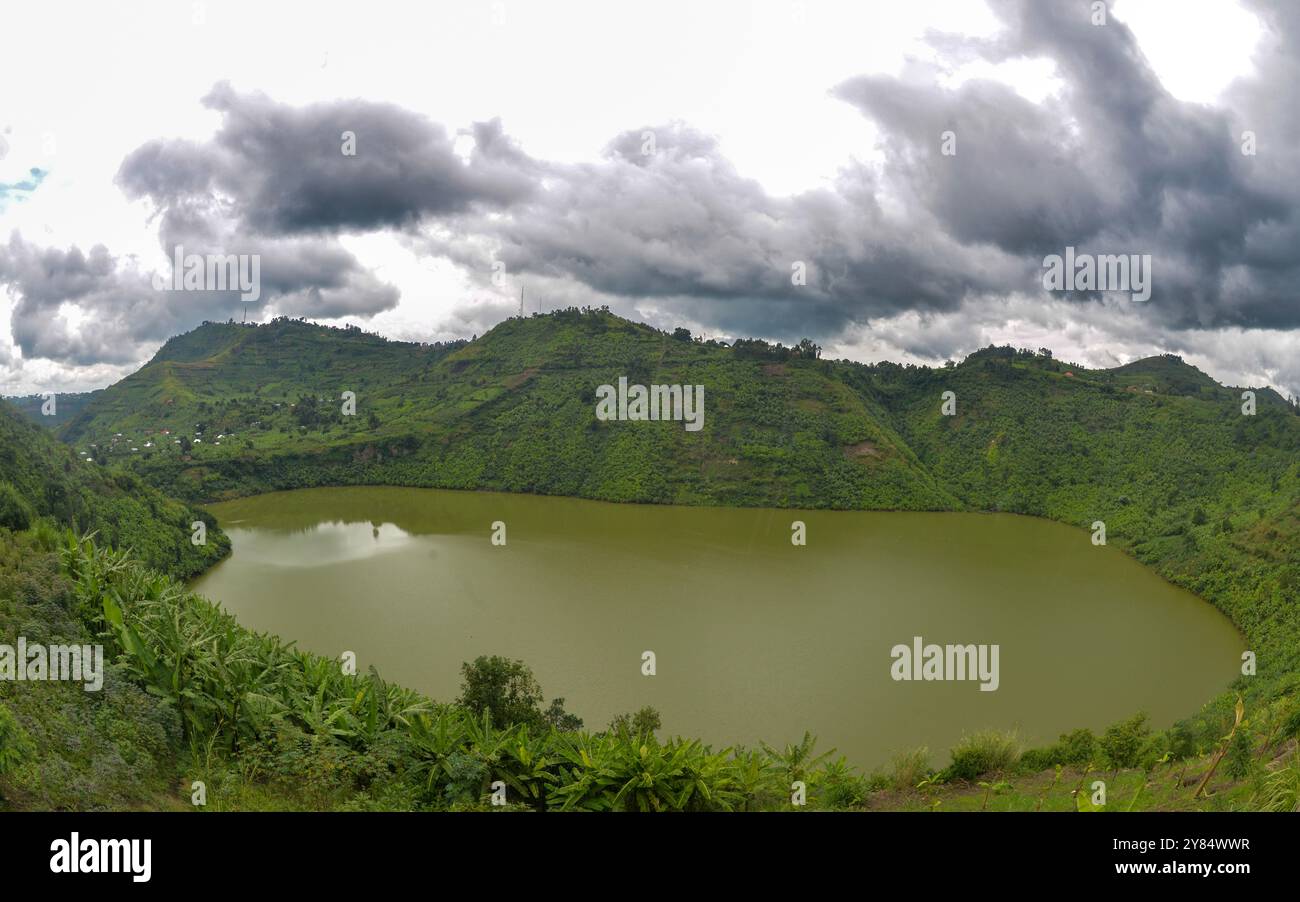 A crater Lake in Rubirizi - Uganda Stock Photo - Alamy