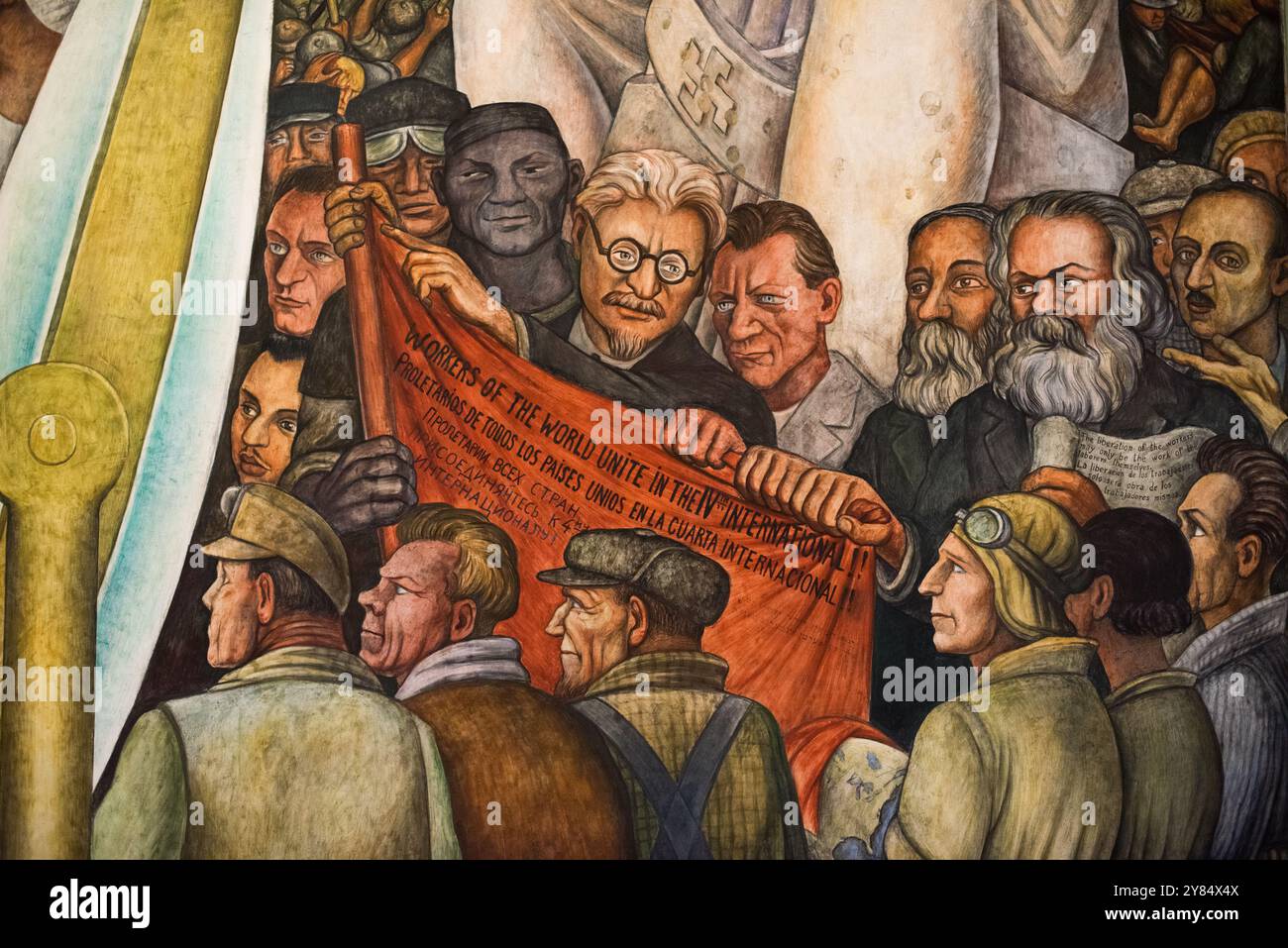 Central section depicts hi-res stock photography and images - Alamy