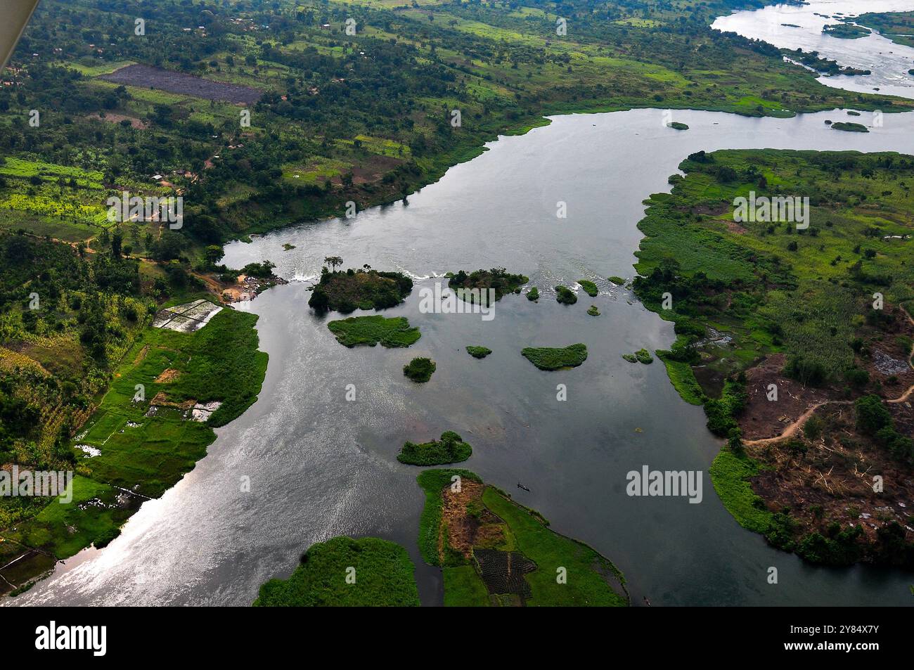 River Nile ( White ) in Jinja Uganda, The Nile River is the longest in ...