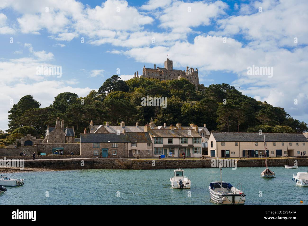 St Michael's Mount medieval castle cornwall Stock Photo - Alamy