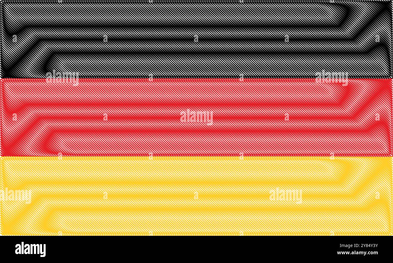 German flag. German Unity Day (Tag Der Deutschen Einheit) October 3 ...