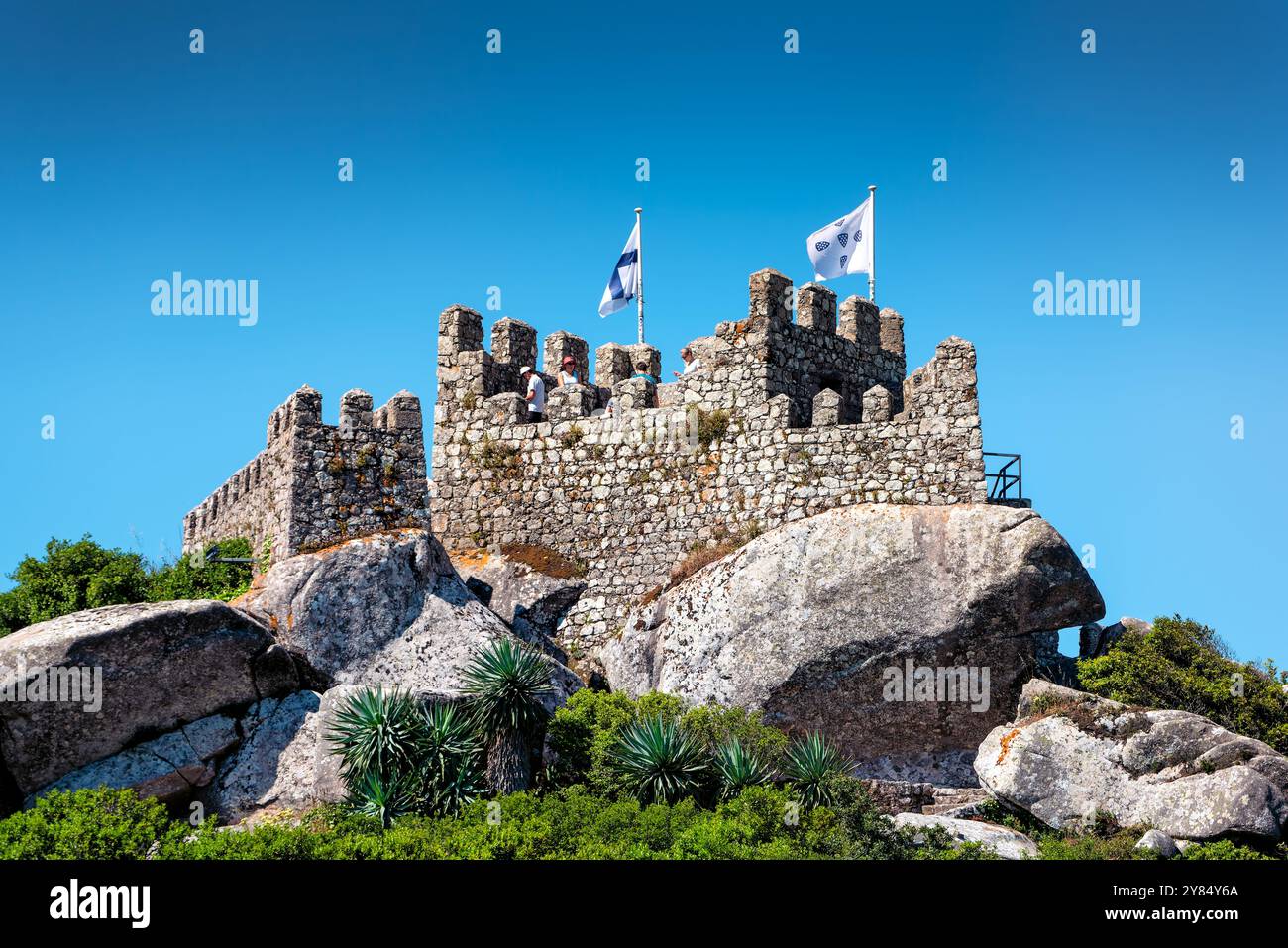 SINTRA, Portugal — A sweeping panoramic view from atop the ramparts of ...