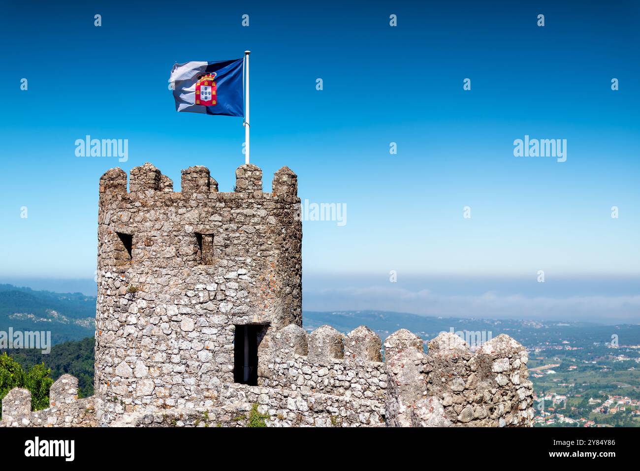 SINTRA, Portugal — A sweeping panoramic view from atop the ramparts of ...