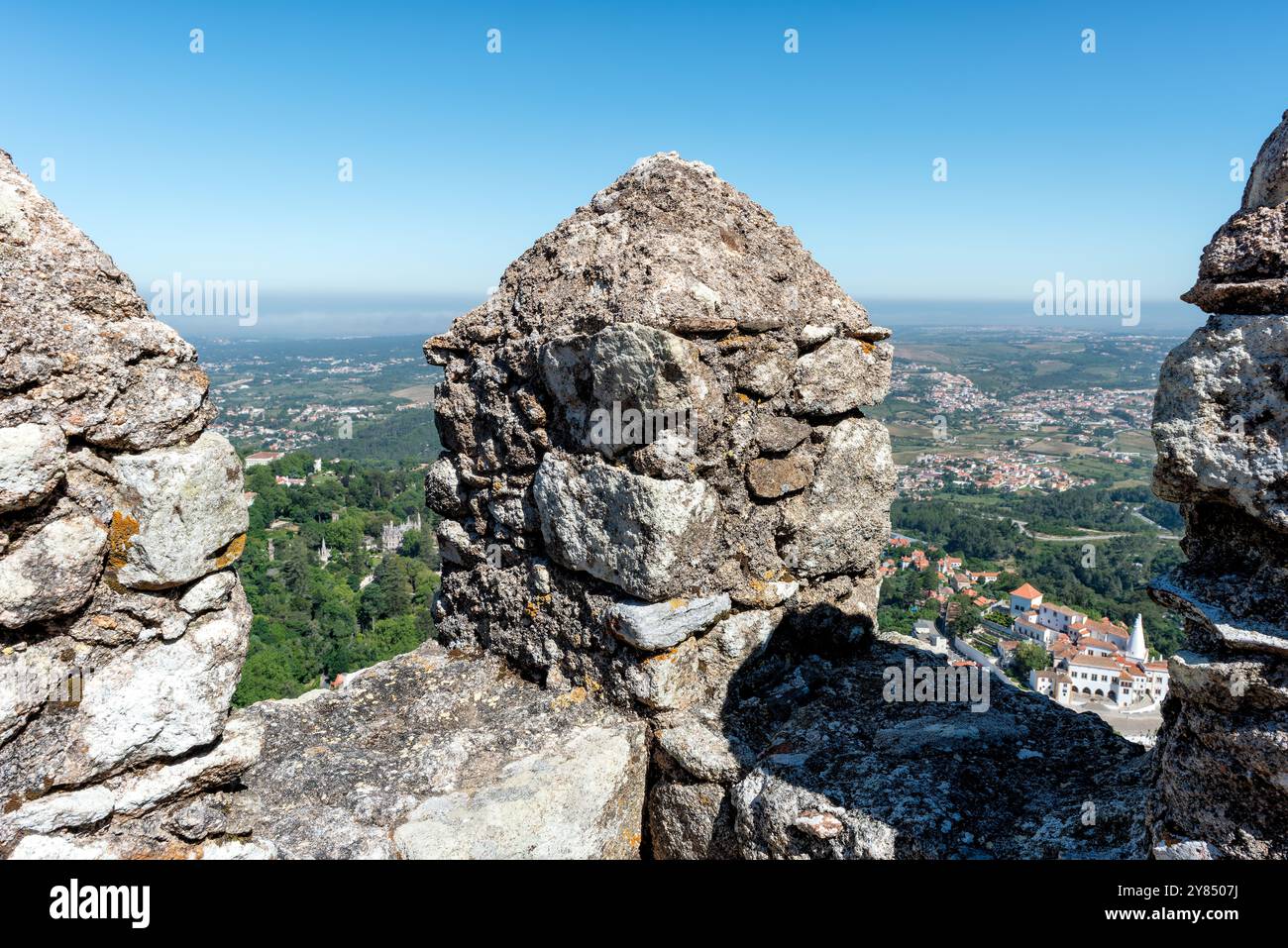 SINTRA, Portugal — A sweeping panoramic view from atop the ramparts of ...