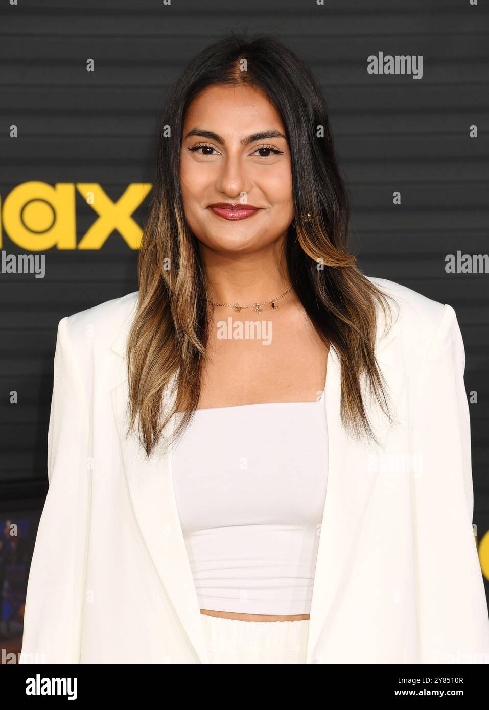 LOS ANGELES, CALIFORNIA - OCTOBER 01: Soukhya Inamdar attends the Los Angeles Premiere of the ...