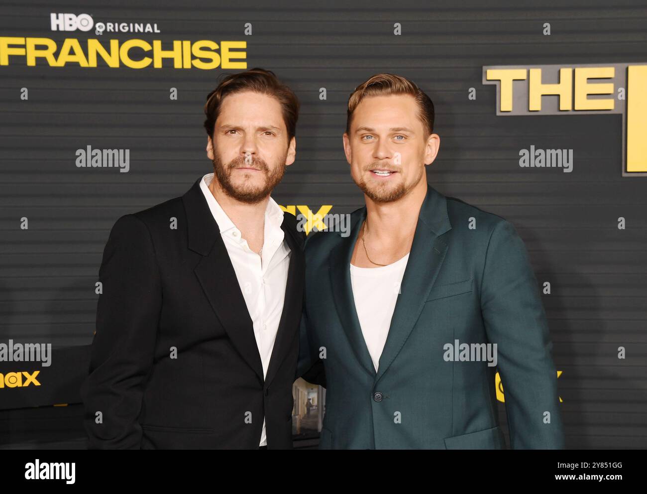 LOS ANGELES, CALIFORNIA - OCTOBER 01: (L-R) Daniel Brühl and Billy ...