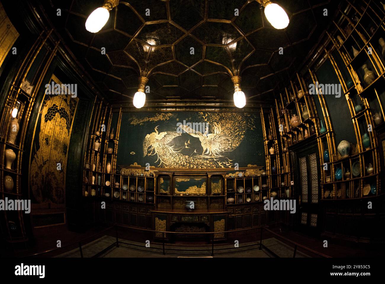 WASHINGTON DC, United States — The Peacock Room, the crown jewel of the ...