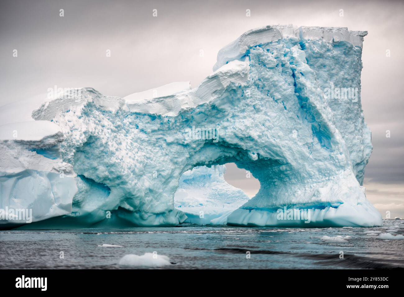 Antarctic Iceberg Natural Arch Curtis Bay // CURTIS BAY, Antarctica ...