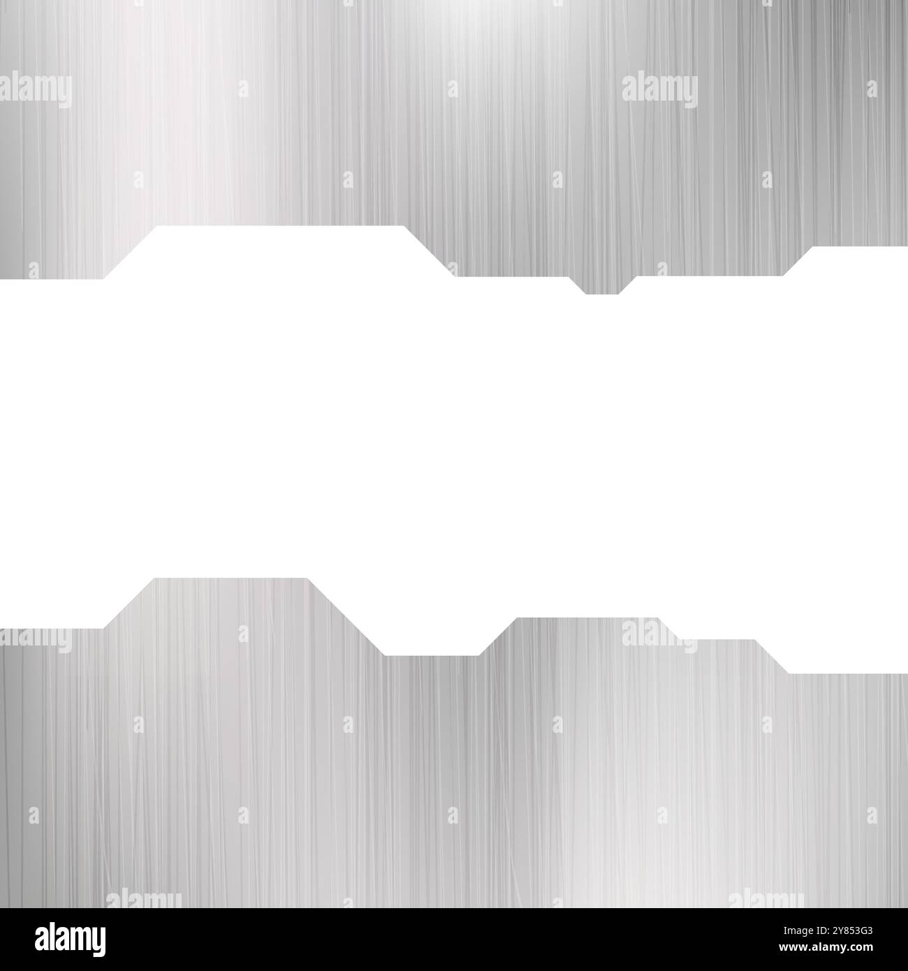 Steel texture background. Metal square banner template Stock Vector ...