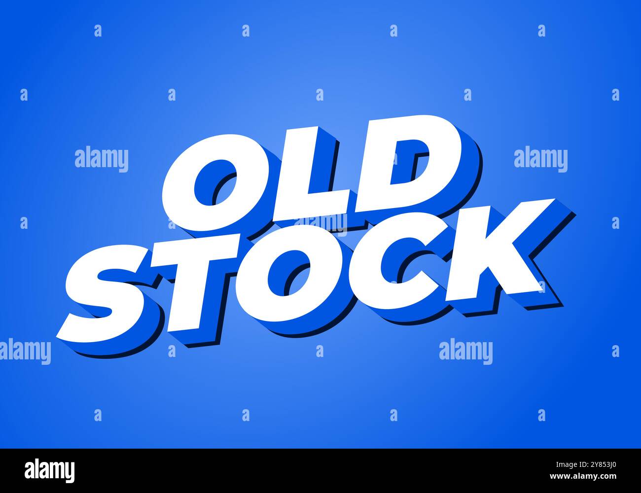 Old stock. Text effect design in 3D look with pop up colors for ...