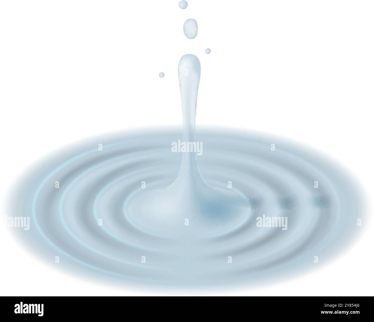 Cream splash mockup. Realistic milk product drop Stock Vector Image ...