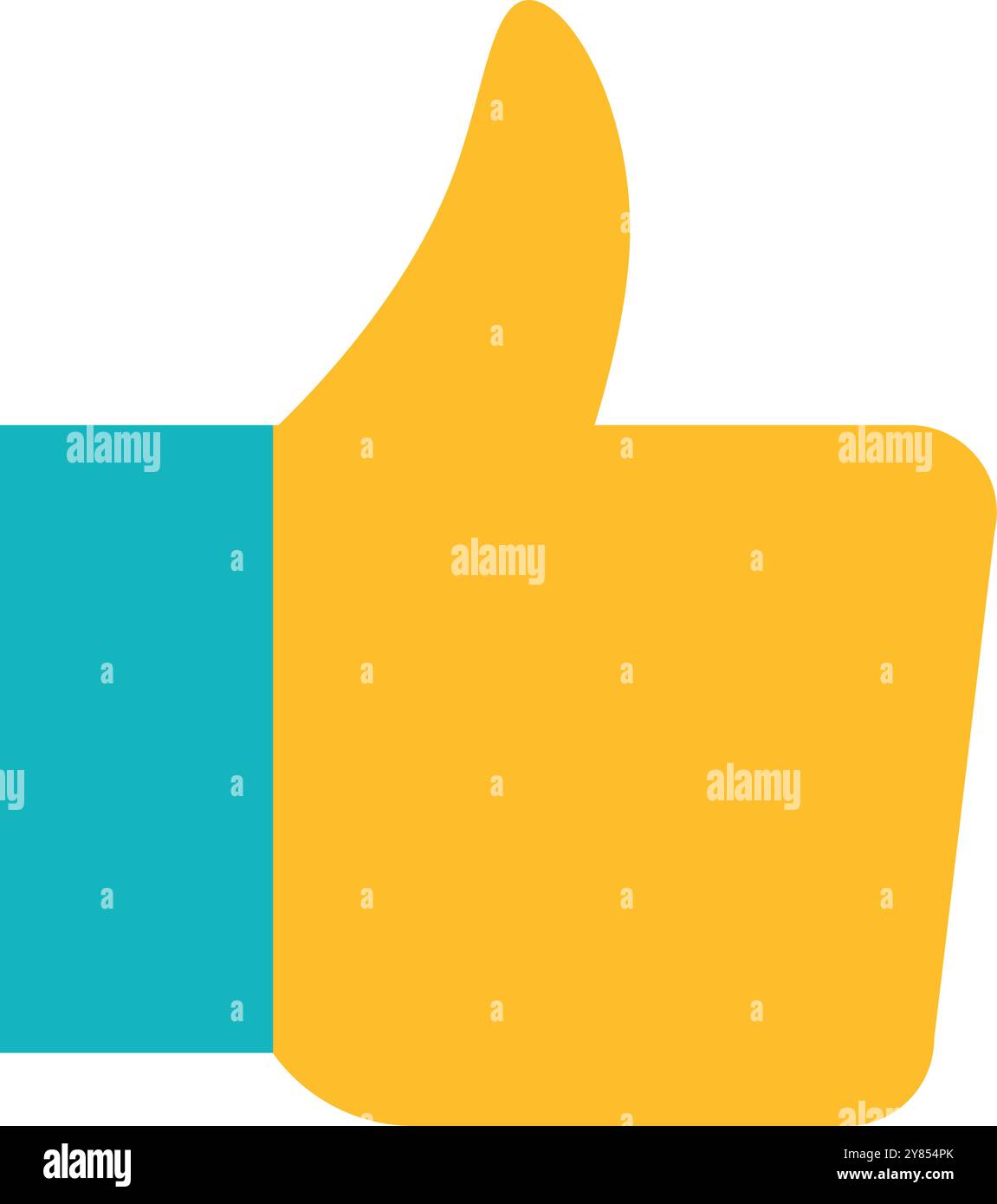 Thumb up color icon. Approval symbol. Positive gesture Stock Vector ...