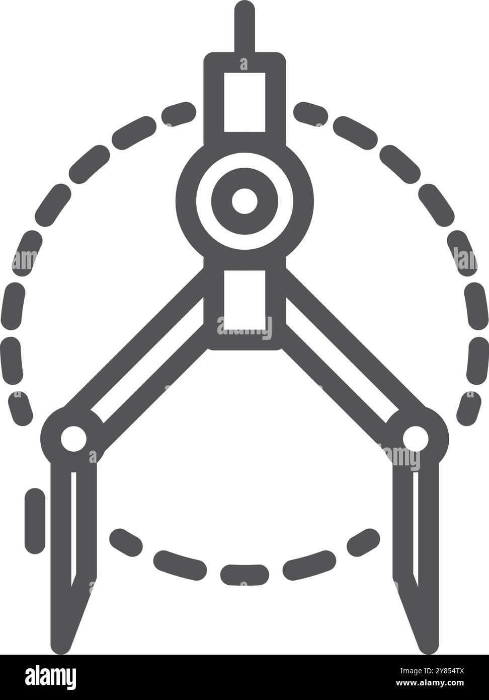 Student math symbol icon Black and White Stock Photos & Images - Alamy