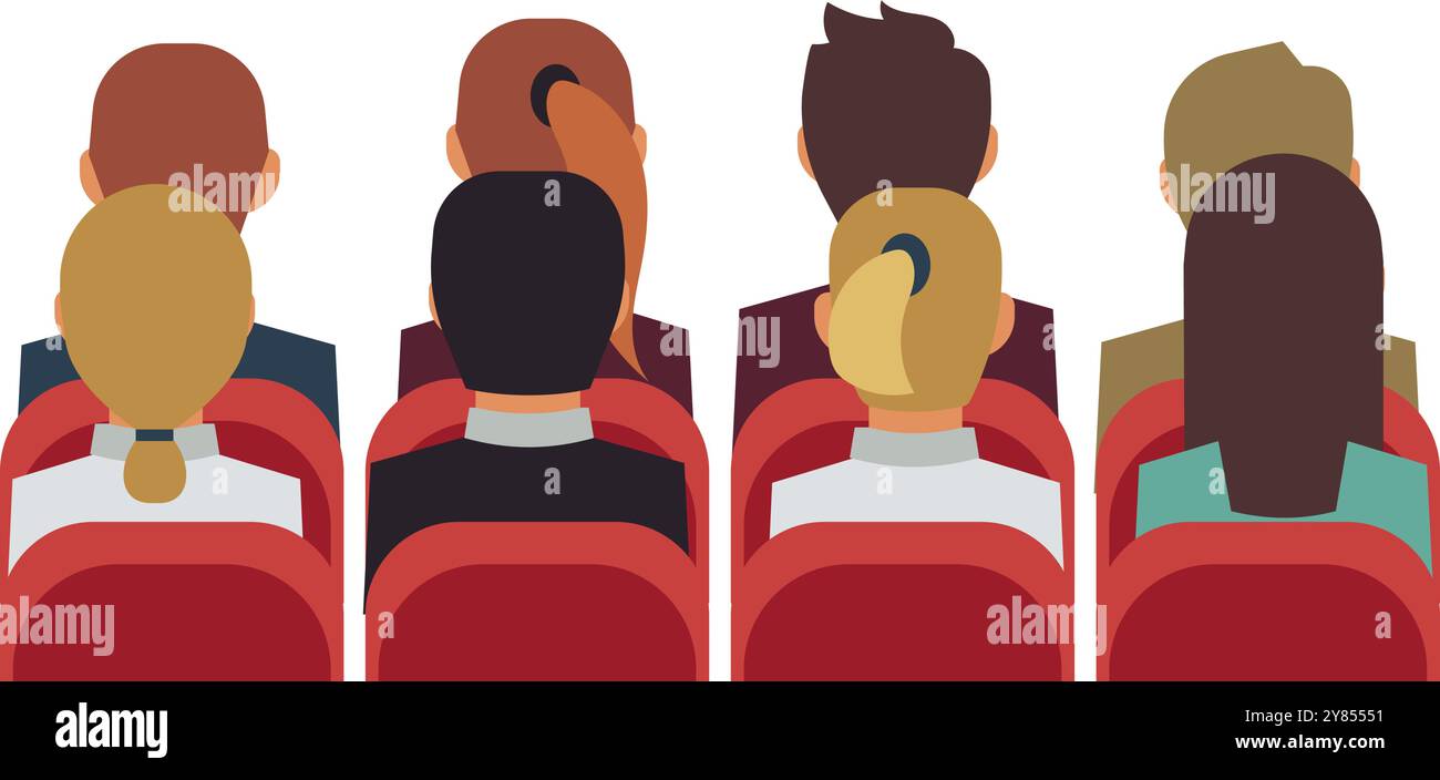 Crowd sit Cut Out Stock Images & Pictures - Alamy