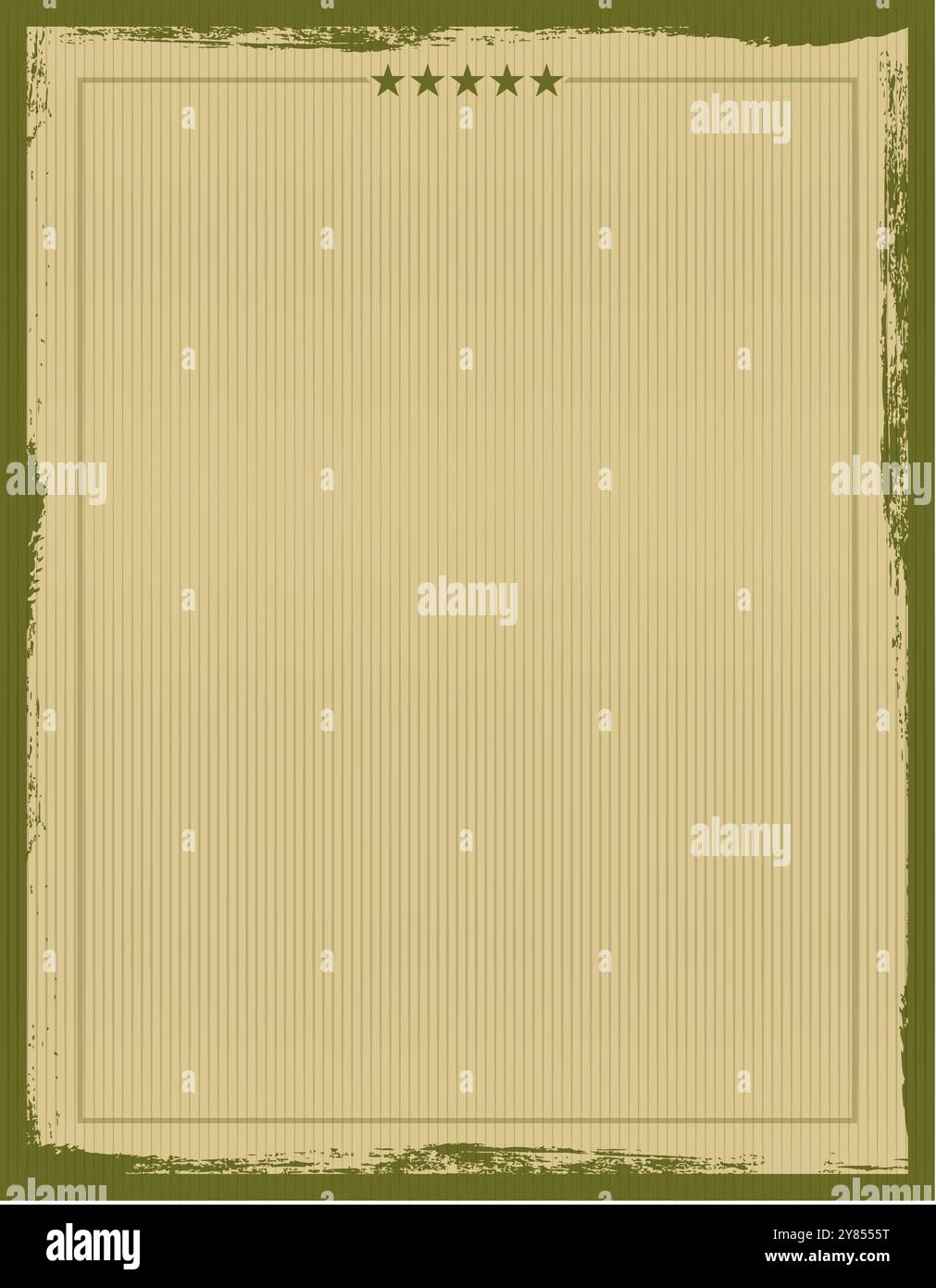 Retro paper diploma template. Honor achievement layout Stock Vector ...