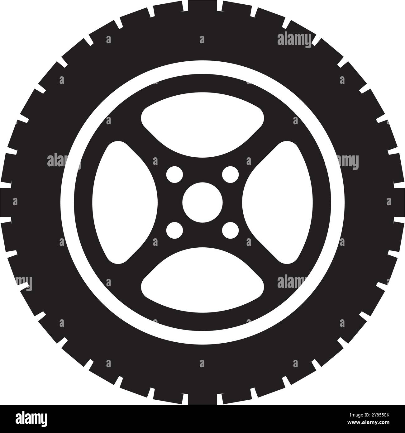 tire icon vector illustration logo design Stock Vector Image & Art - Alamy