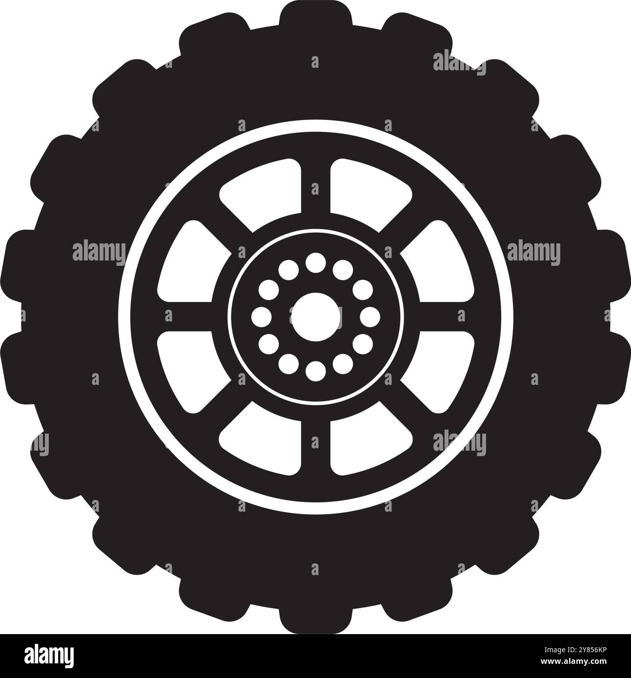 tire icon vector illustration logo design Stock Vector Image & Art - Alamy