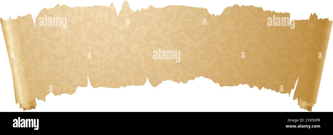 Old paper curved Stock Vector Images - Alamy