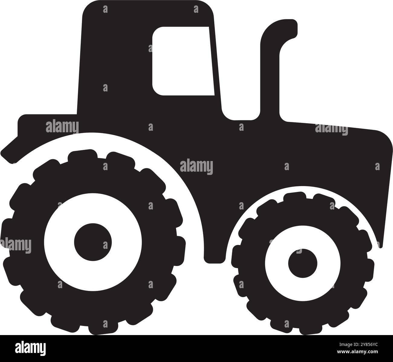 Tractor plant technology icon hi-res stock photography and images - Alamy