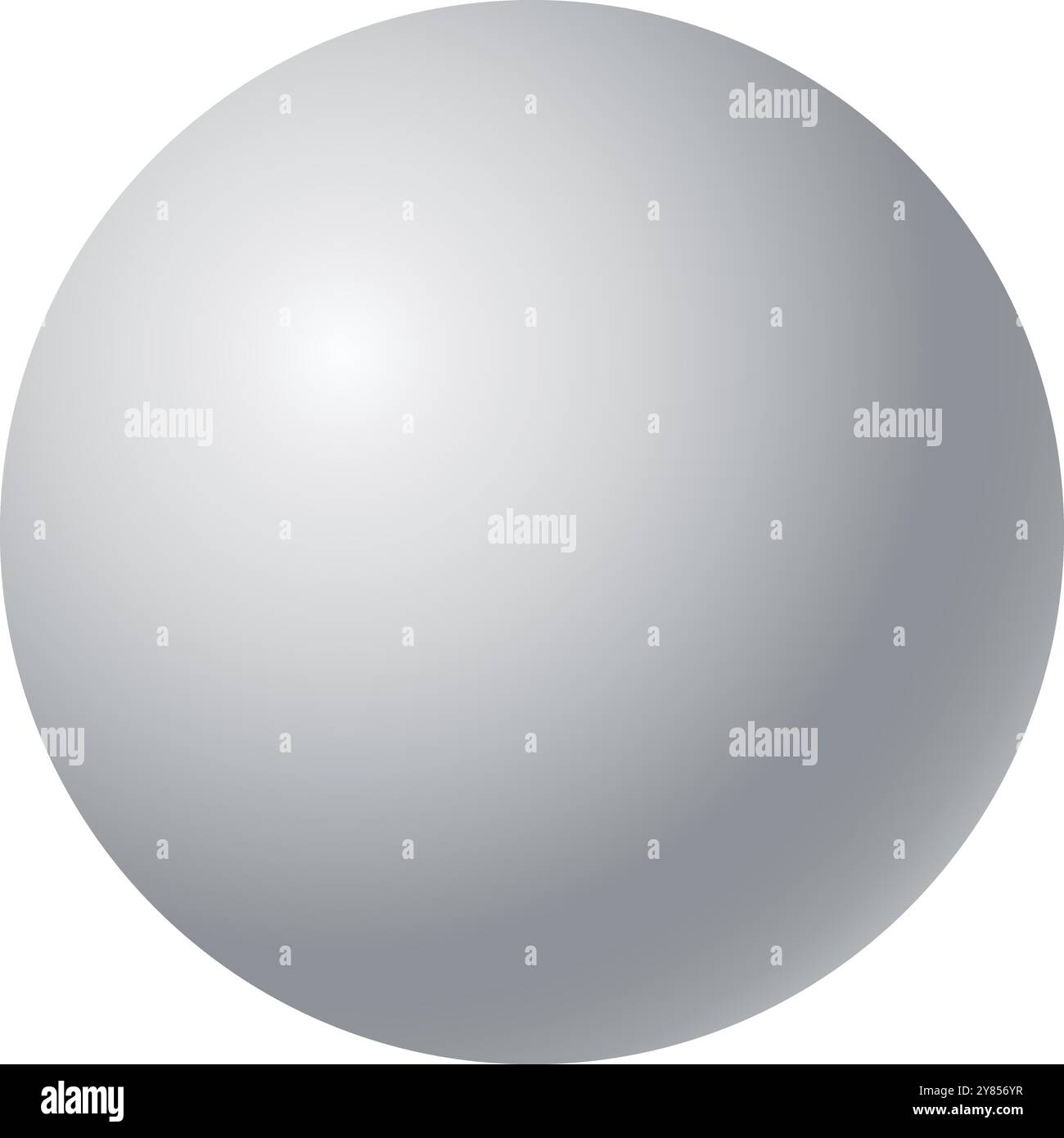 White ball mockup with realistic shadow. Blank sphere isolated on white ...