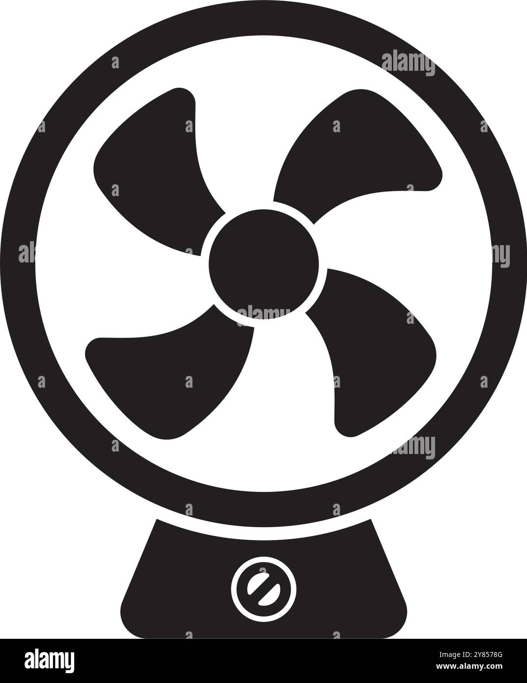 Electric fan clipart Black and White Stock Photos & Images - Alamy