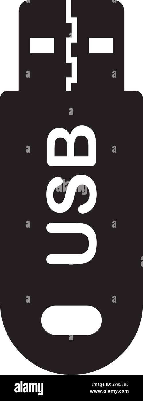 usb icon vector illustration logo design Stock Vector Image & Art - Alamy